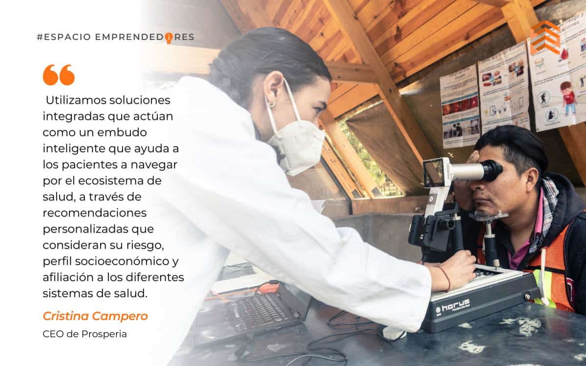 CEO de Prosperia: "La salud debe ser tan accesible como el aire"